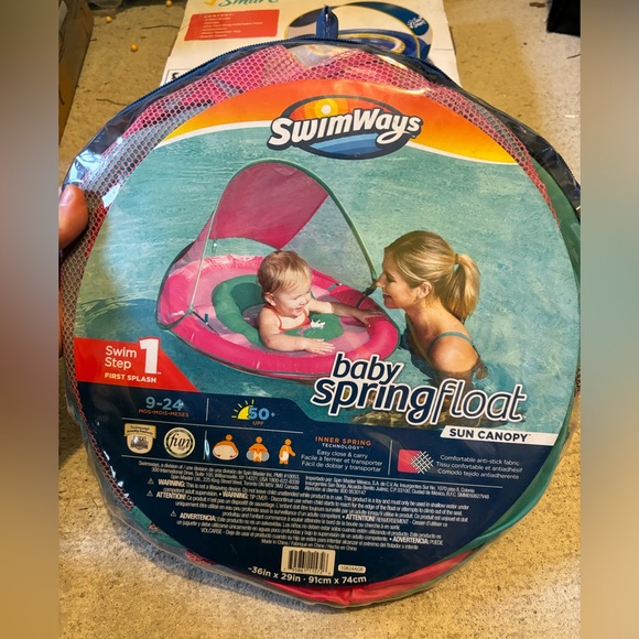 SwimWays | Swim | Swimways Step Baby 924 Month Pink Pool Spring Float ...